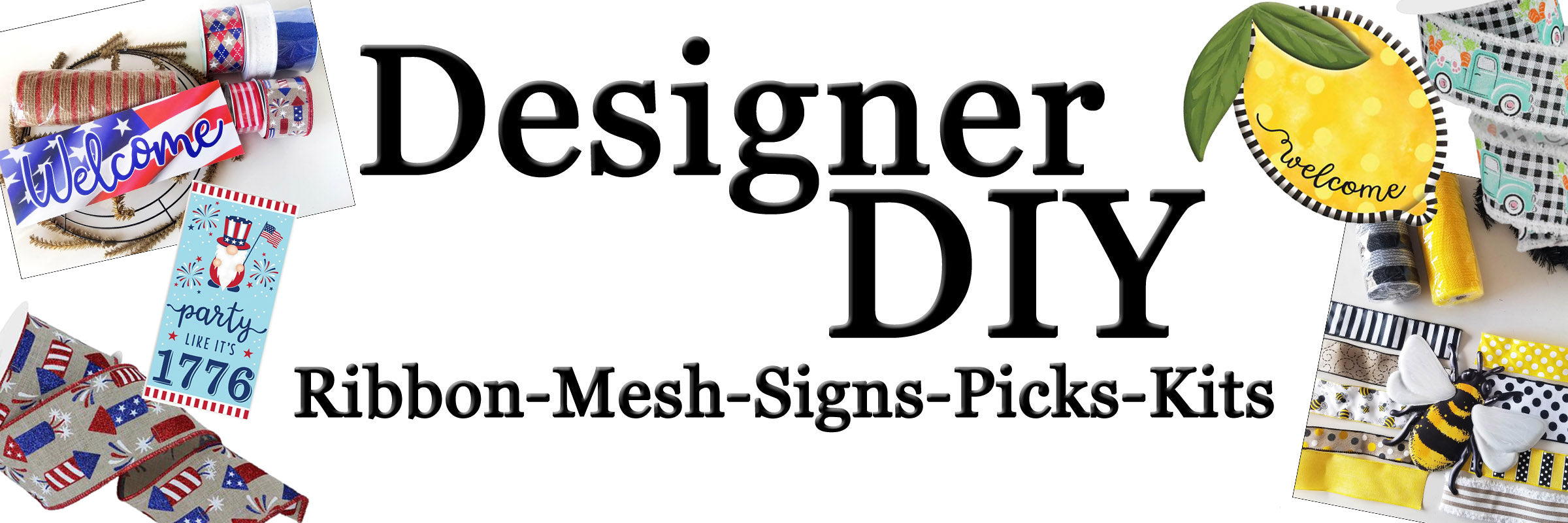 Craft Supplies - Ribbon, Mesh, Kits & more at Designer DIY.